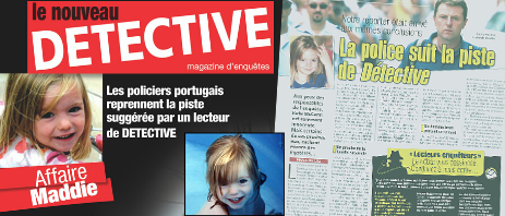 Affaire Maddie : La police suit la piste de Détective
