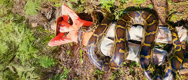 Floride : Donna Khali traque les pythons birmans pour protéger l ...