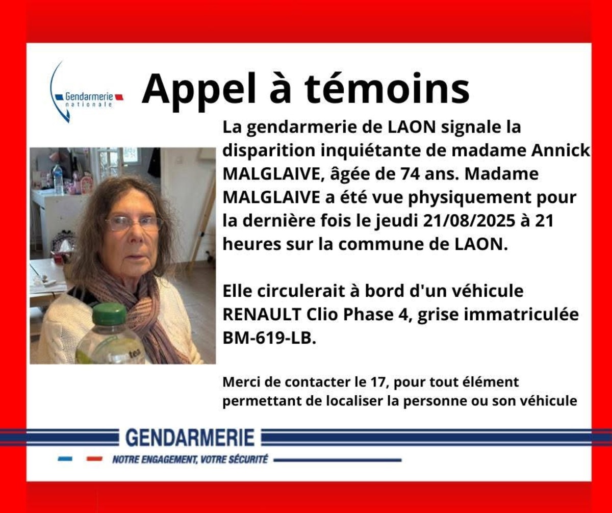 Disparition d’Annick Malglaive à Laon : un corps non identifié ...